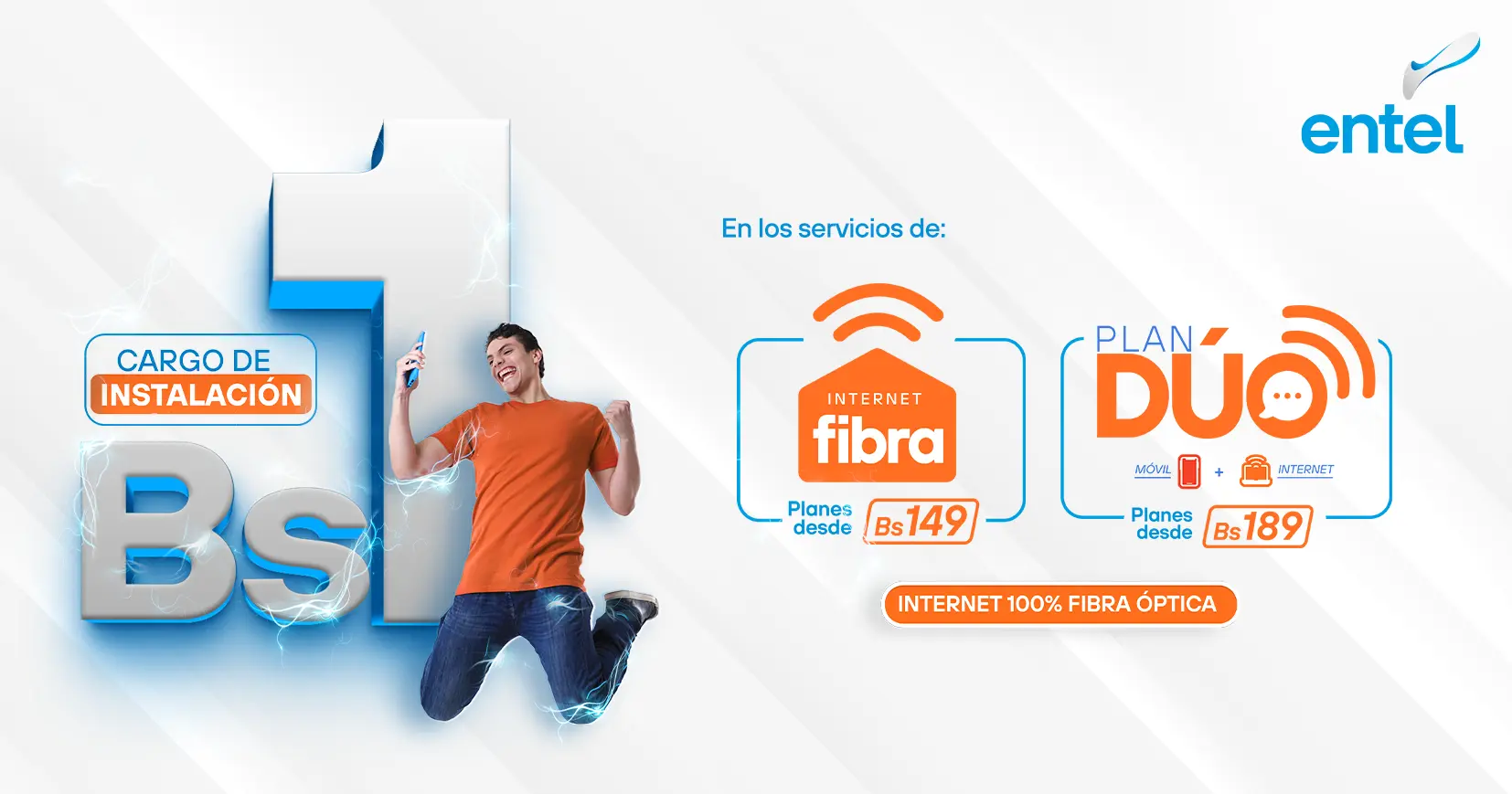 Planes de Internet Entel Bolivia 2025: Fibra y Móvil | Precios